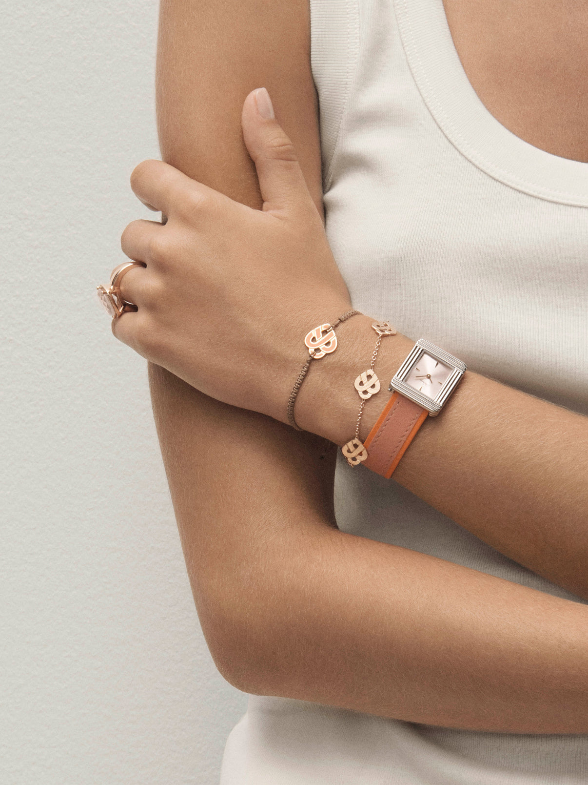 Bracelet Cœur Entrelacé Or Rose Multi - Joaillerie - Poiray – Poiray ...